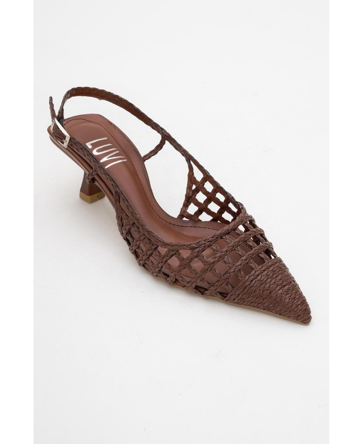 Click here for Prologue Shoes Heaven Knitted Pointed Toe Pump (Wo... prices