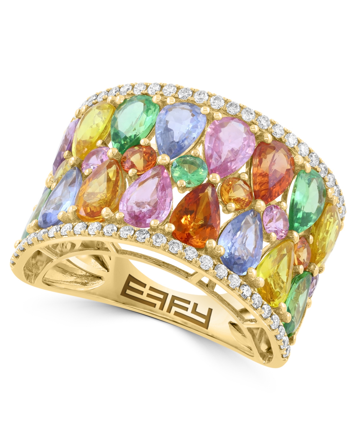 Click here for Effy Collection Multi Sapphire (8 ct. t.w.) & Diam... prices