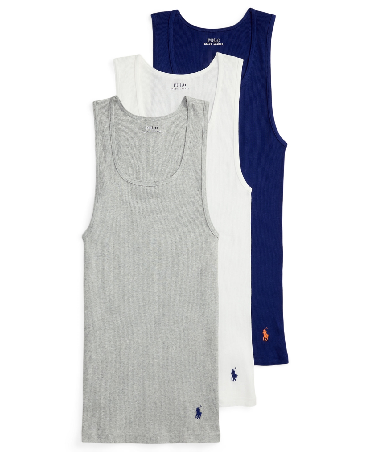 Click here for Polo Ralph Lauren Mens 3-Pack Cotton Classic Tank... prices