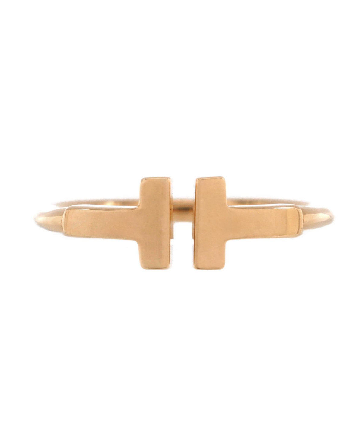 Click here for Pre-Owned Tiffany & Co T Wire Ring - 18k rose gold prices