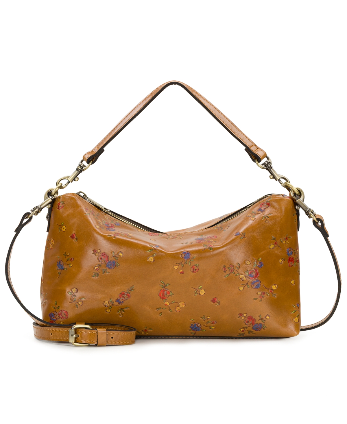 Click here for Patricia Nash Kolena Medium Glazed Leather Crossbo... prices