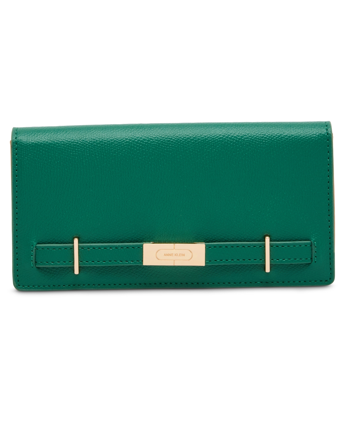Click here for Anne Klein Belted Continental Bifold Wallet - Gree... prices