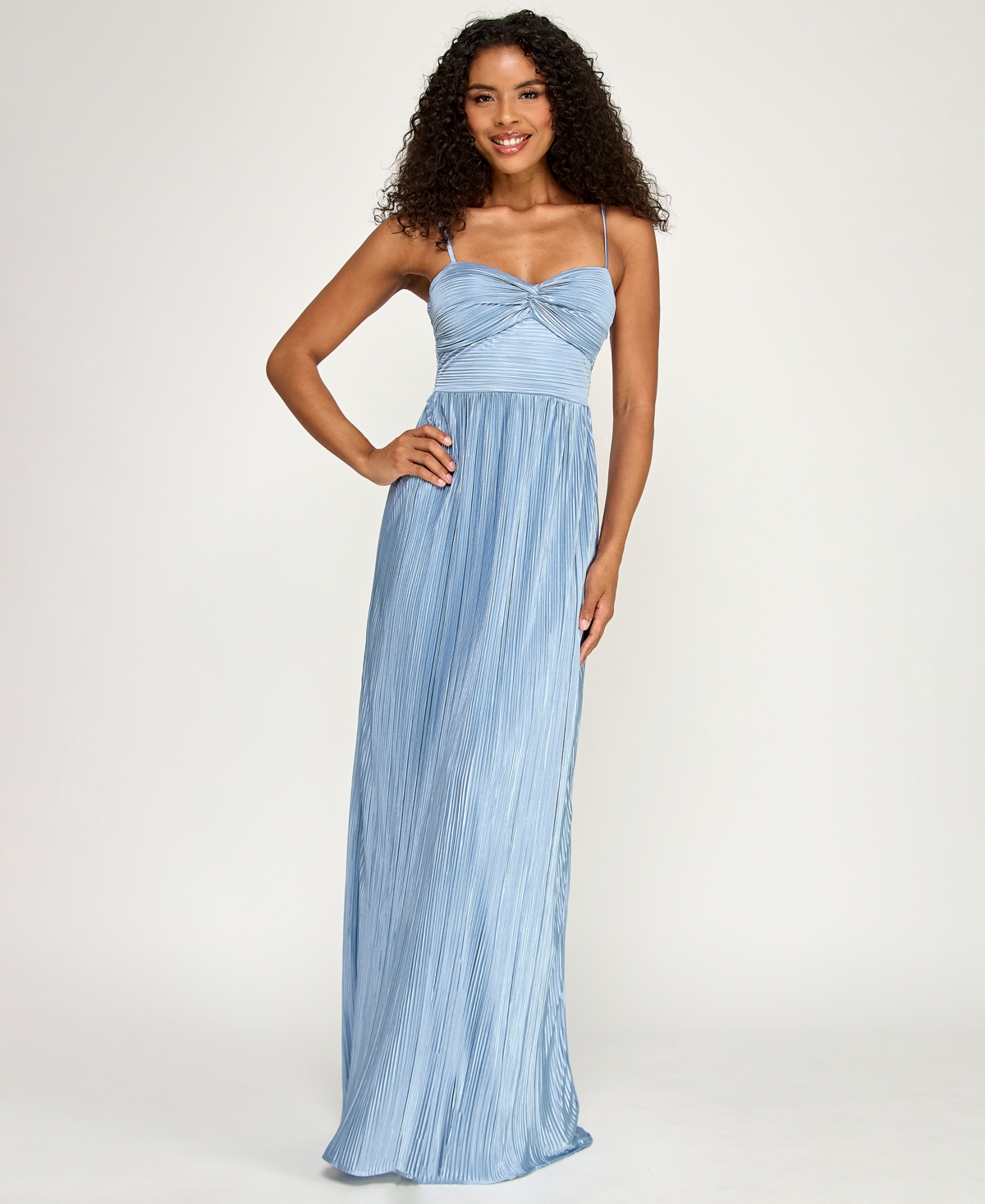 Click here for Seni & Cade Juniors Pleated Sweetheart Neck Gown -... prices