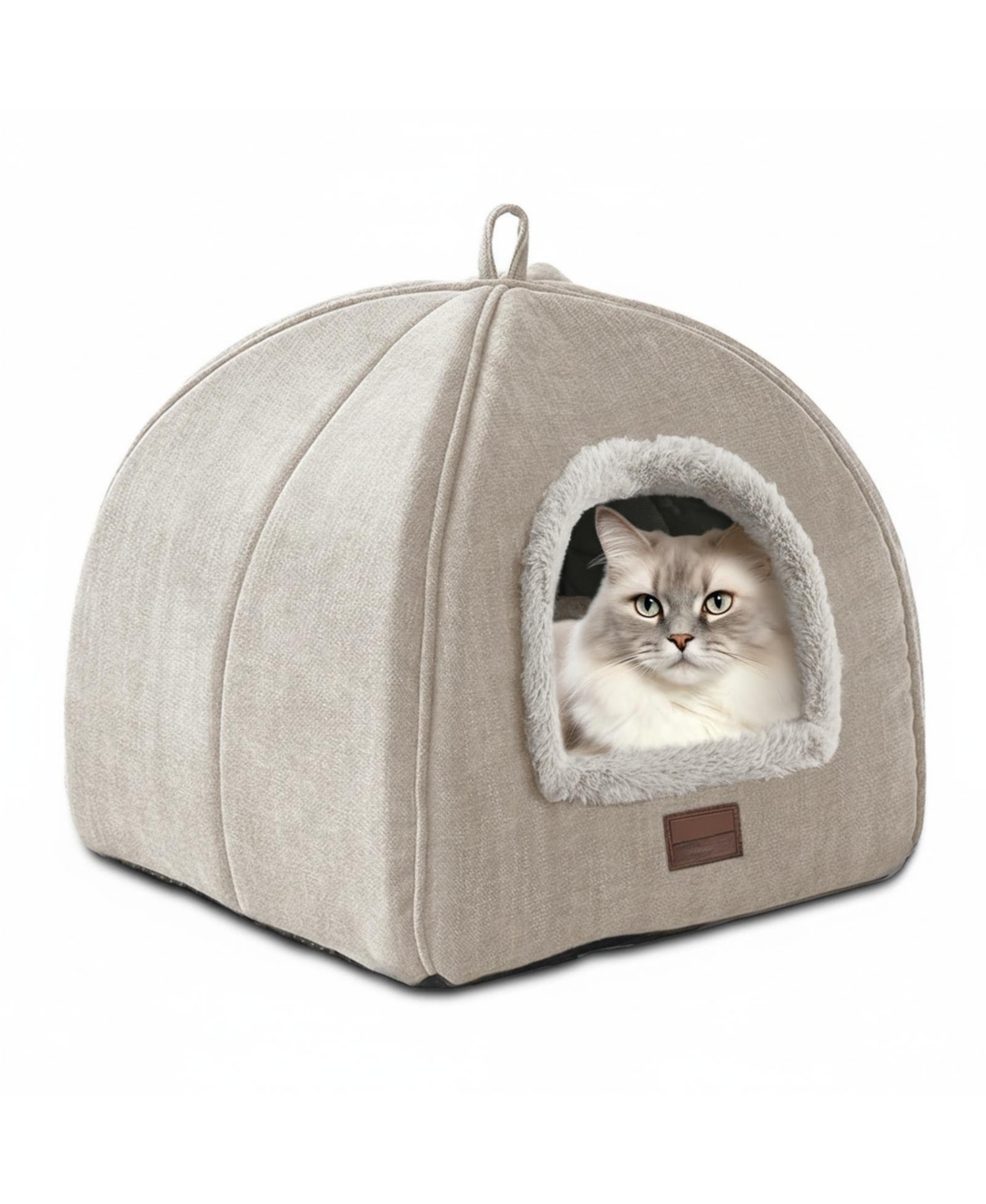 Click here for Aronkl Foldable Cat Bed Cave Tent with Removable W... prices