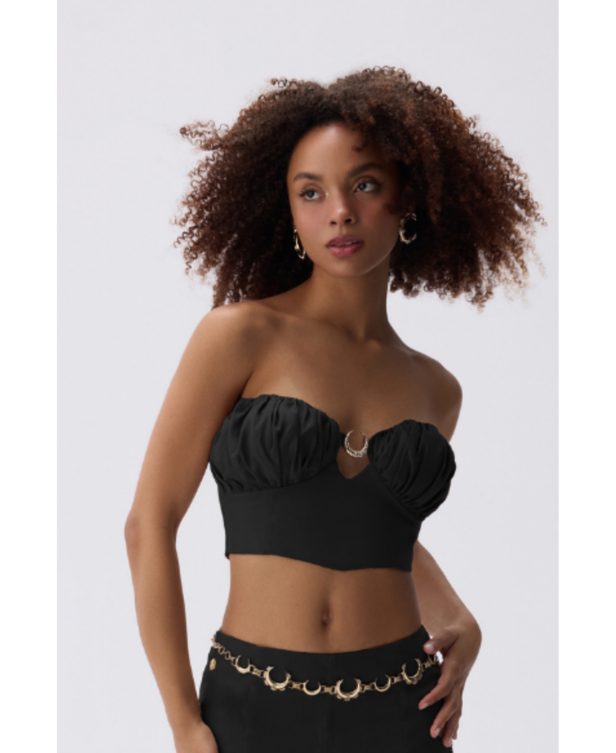 Click here for Luna B Womens Veronica Top - Black prices