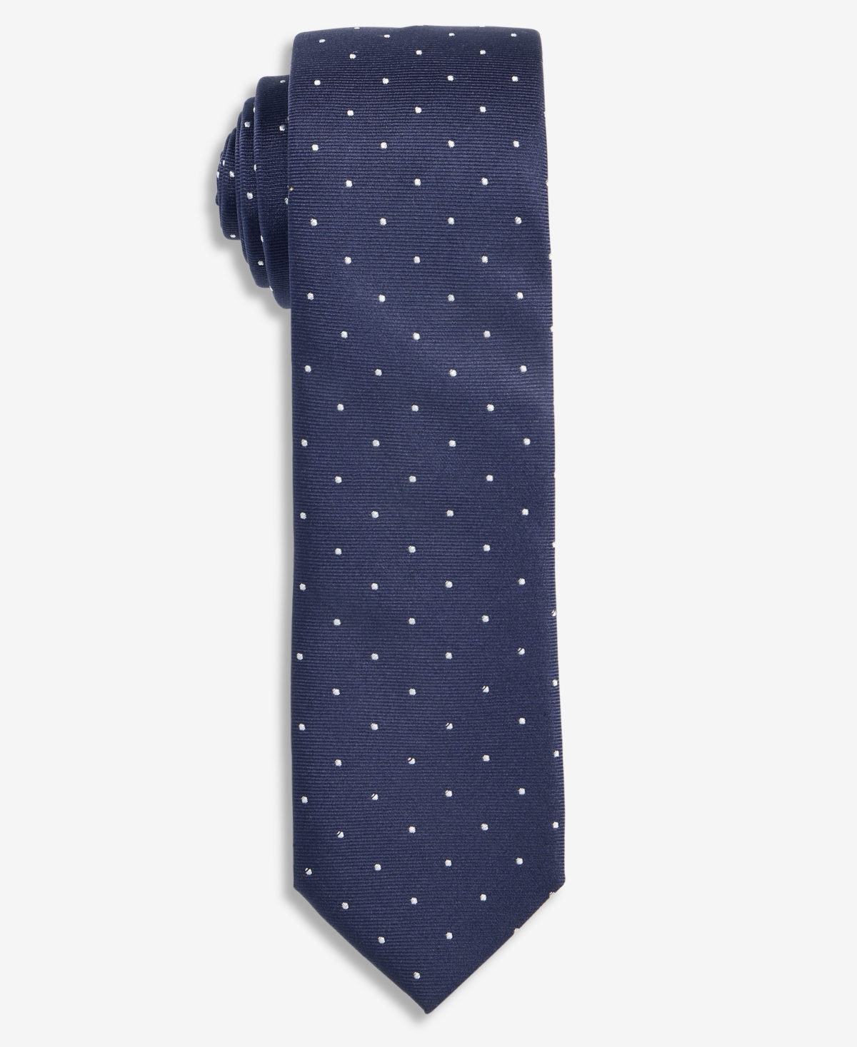 Click here for Hugo by Hugo Boss Mens Dot Skinny Silk Tie - Navy prices