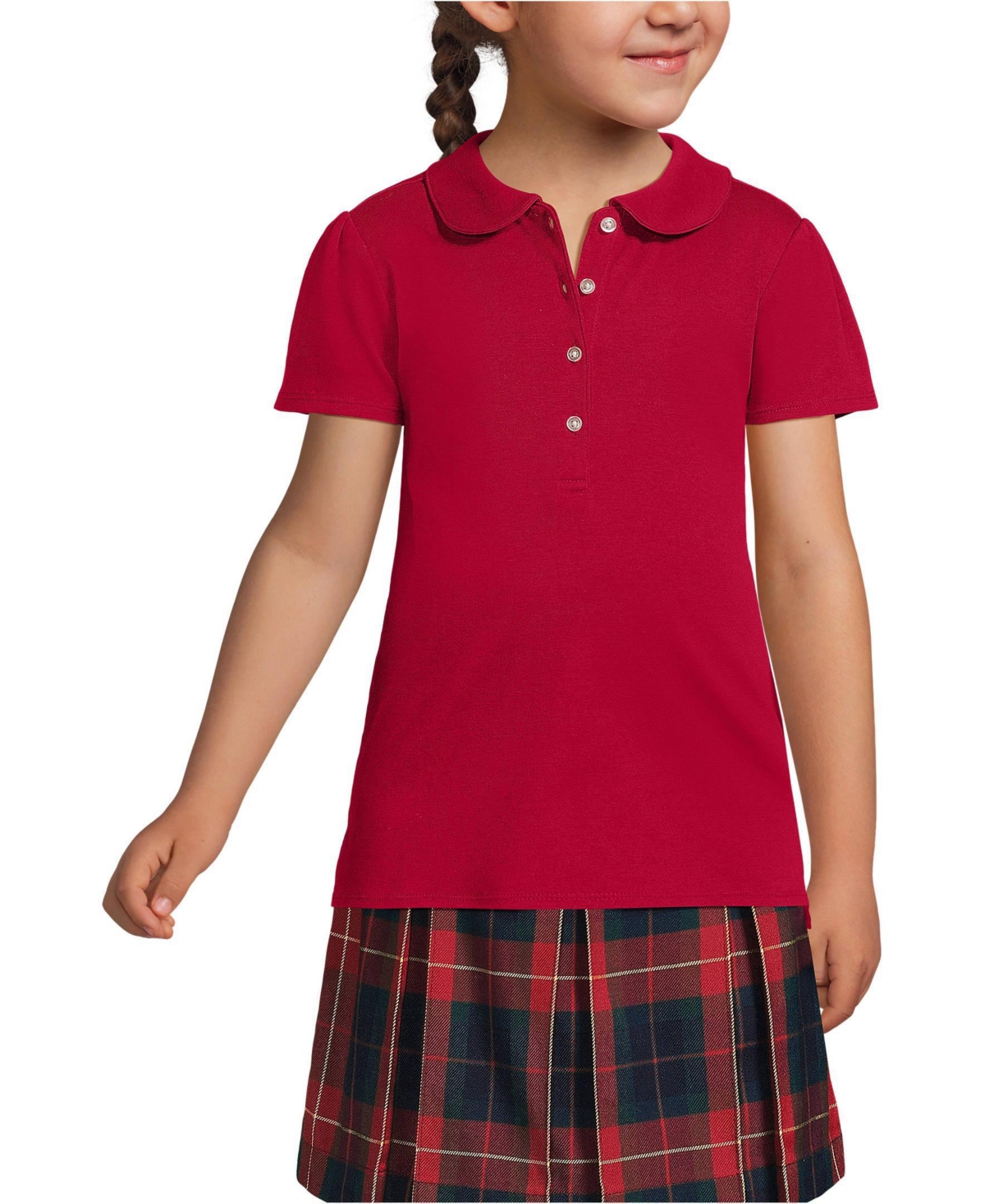 Click here for Lands End Girls School Uniform Short Sleeve Peter... prices
