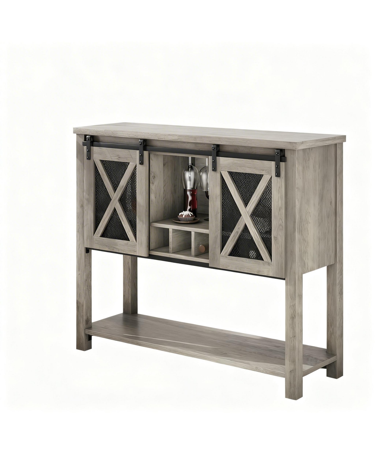 Click here for Yigii Buffet Cabinet Wine Coffee Bar Table Glass R... prices