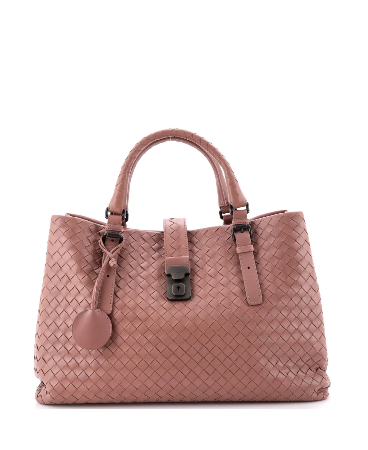 Click here for Pre-Owned Bottega Veneta Medium Roma Bag Intreccia... prices