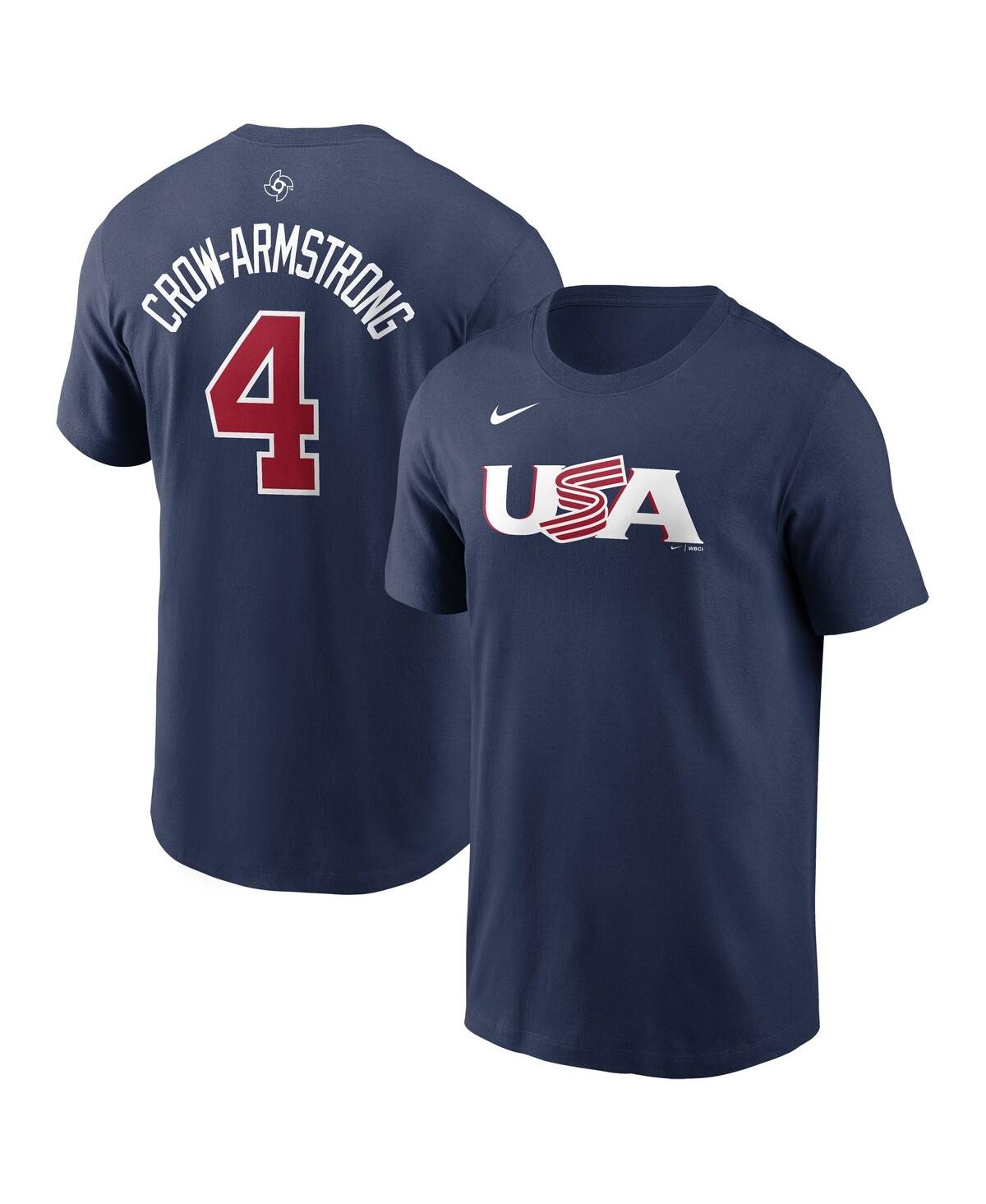 Click here for Nike Mens Pete Crow-Armstrong Navy Usa Baseball 20... prices