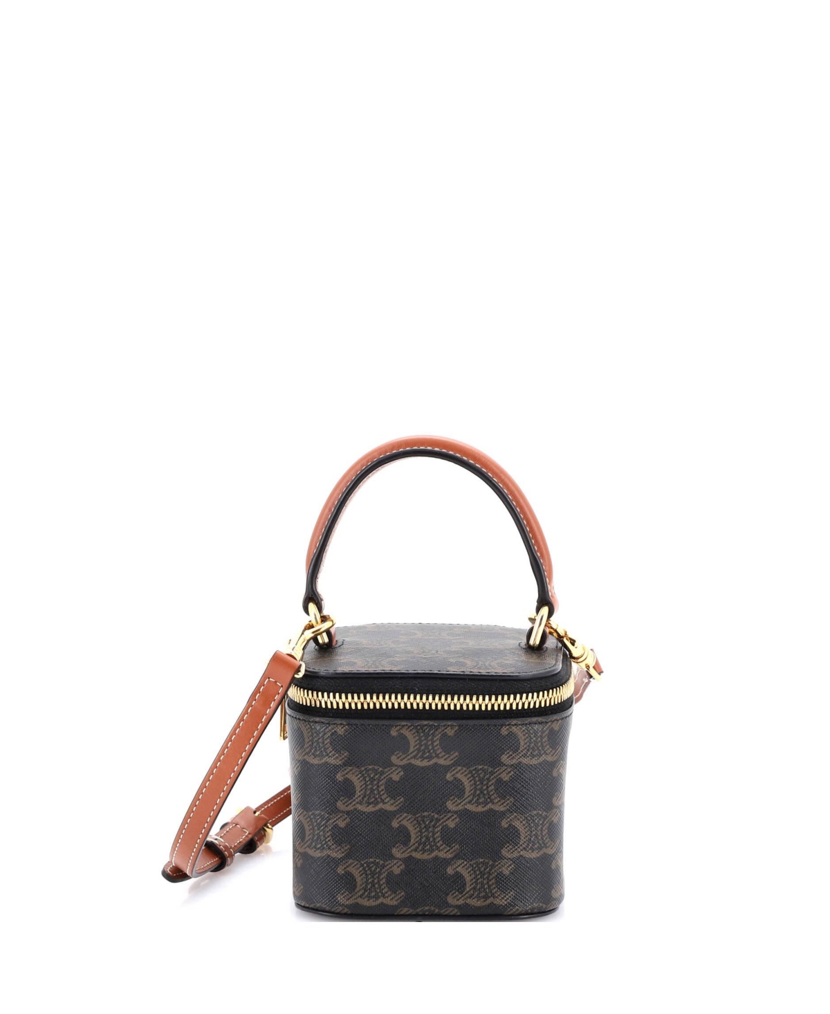 Click here for Pre-Owned Celine Mini Top Handle Square Vanity Cas... prices