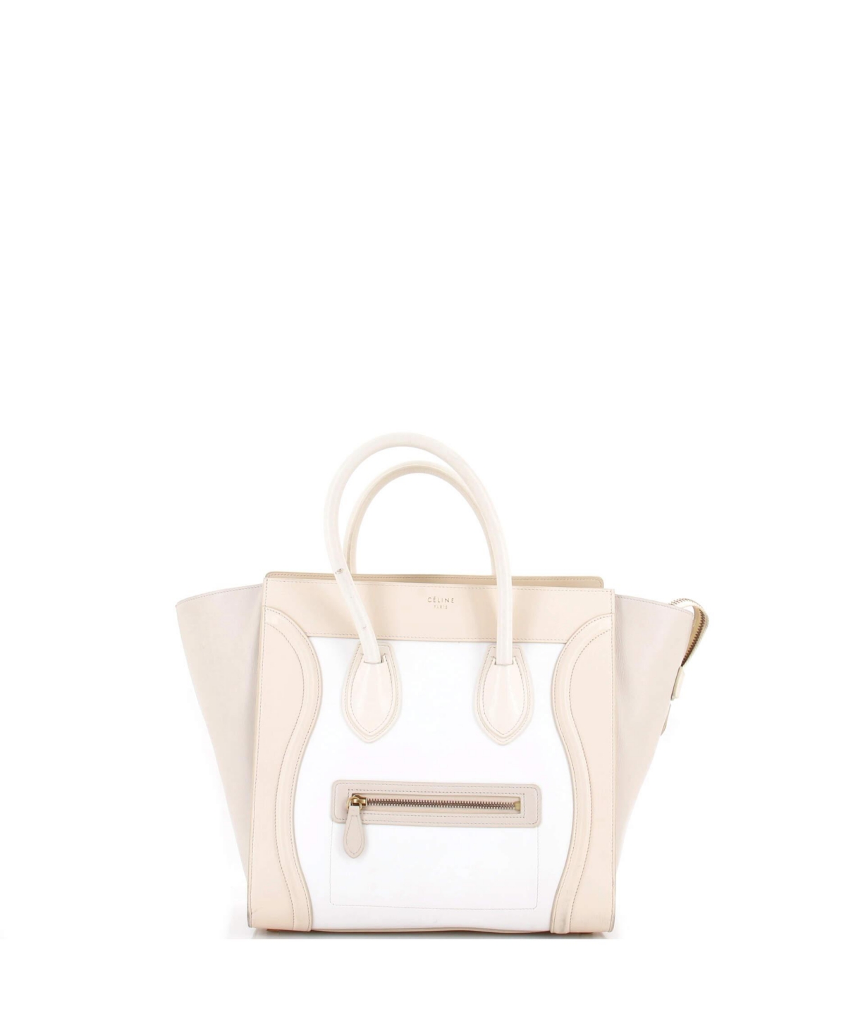 Click here for Pre-Owned Celine Mini Tricolor Luggage Bag Leather... prices