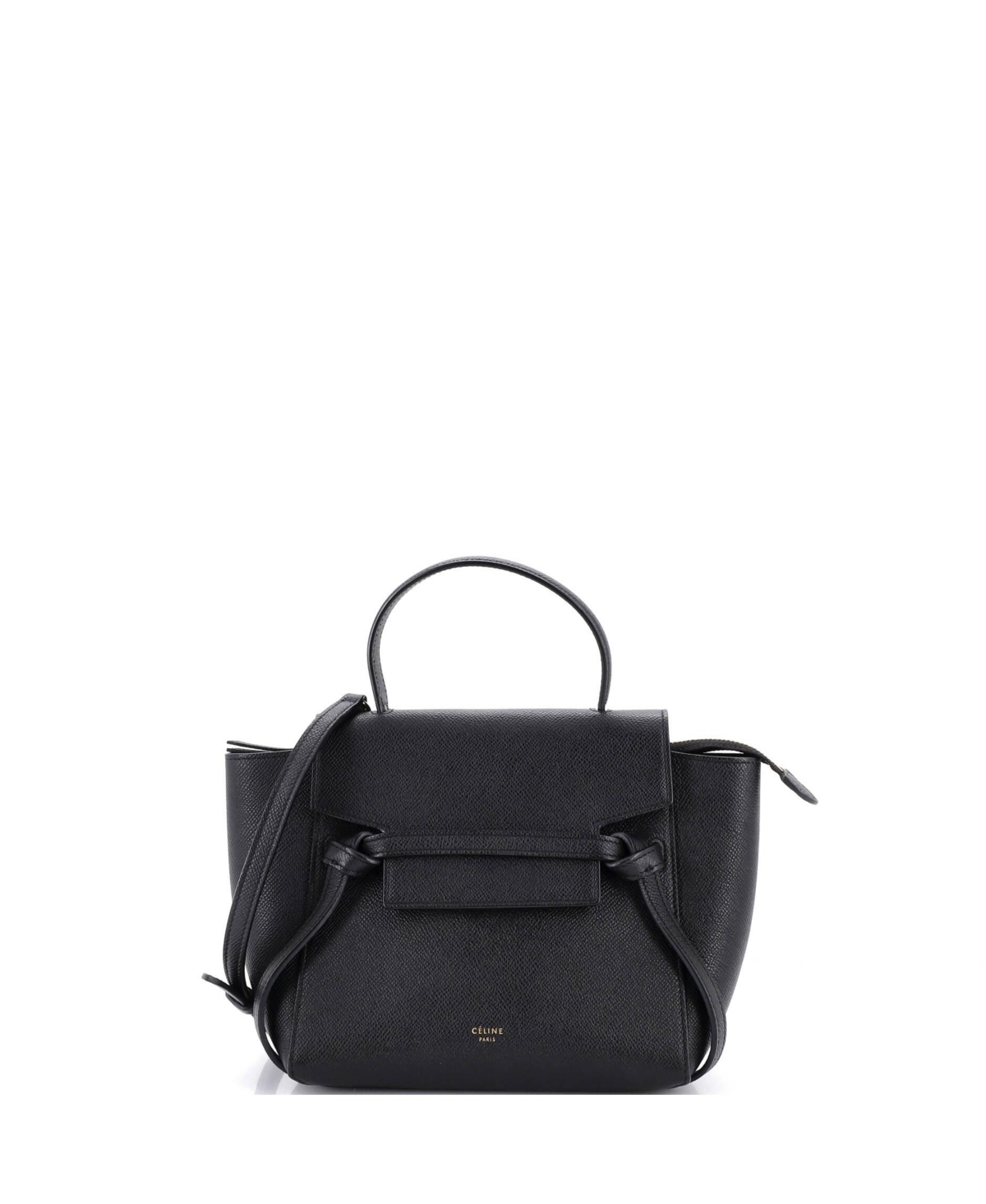 Click here for Pre-Owned Celine Nano Belt Bag Textured Leather -... prices