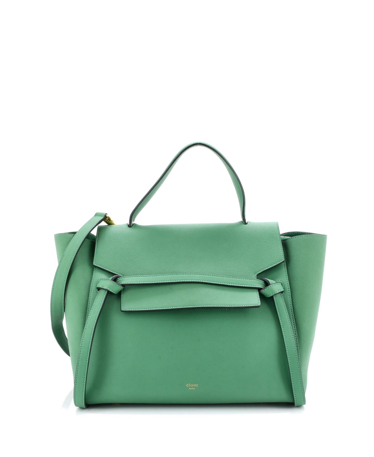 Click here for Pre-Owned Celine Mini Belt Bag Textured Leather -... prices