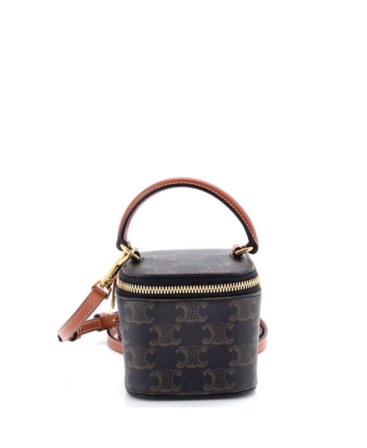 Click here for Pre-Owned Celine Mini Top Handle Square Vanity Cas... prices