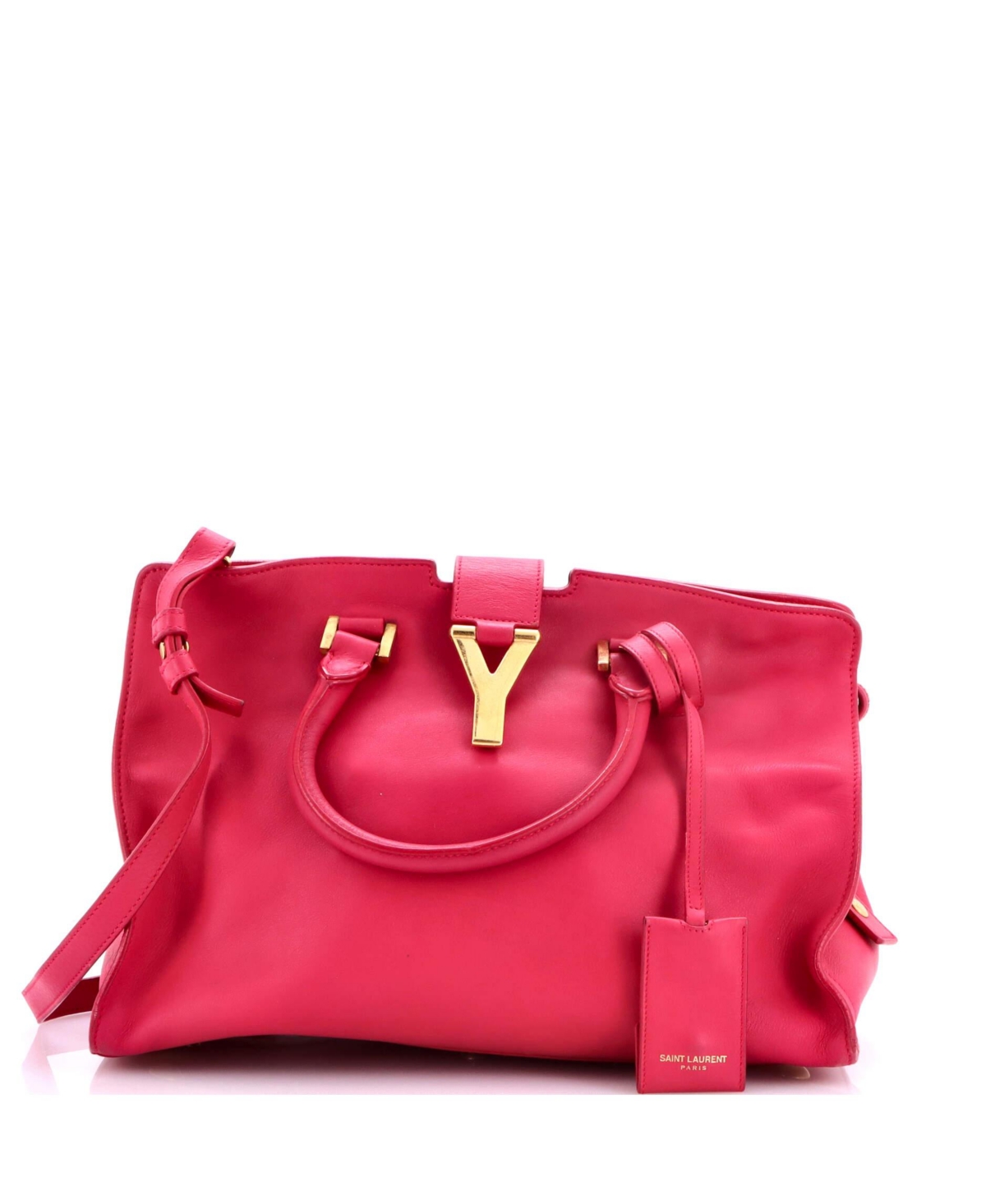 Click here for Pre-Owned Saint Laurent Small Classic Y Cabas Leat... prices