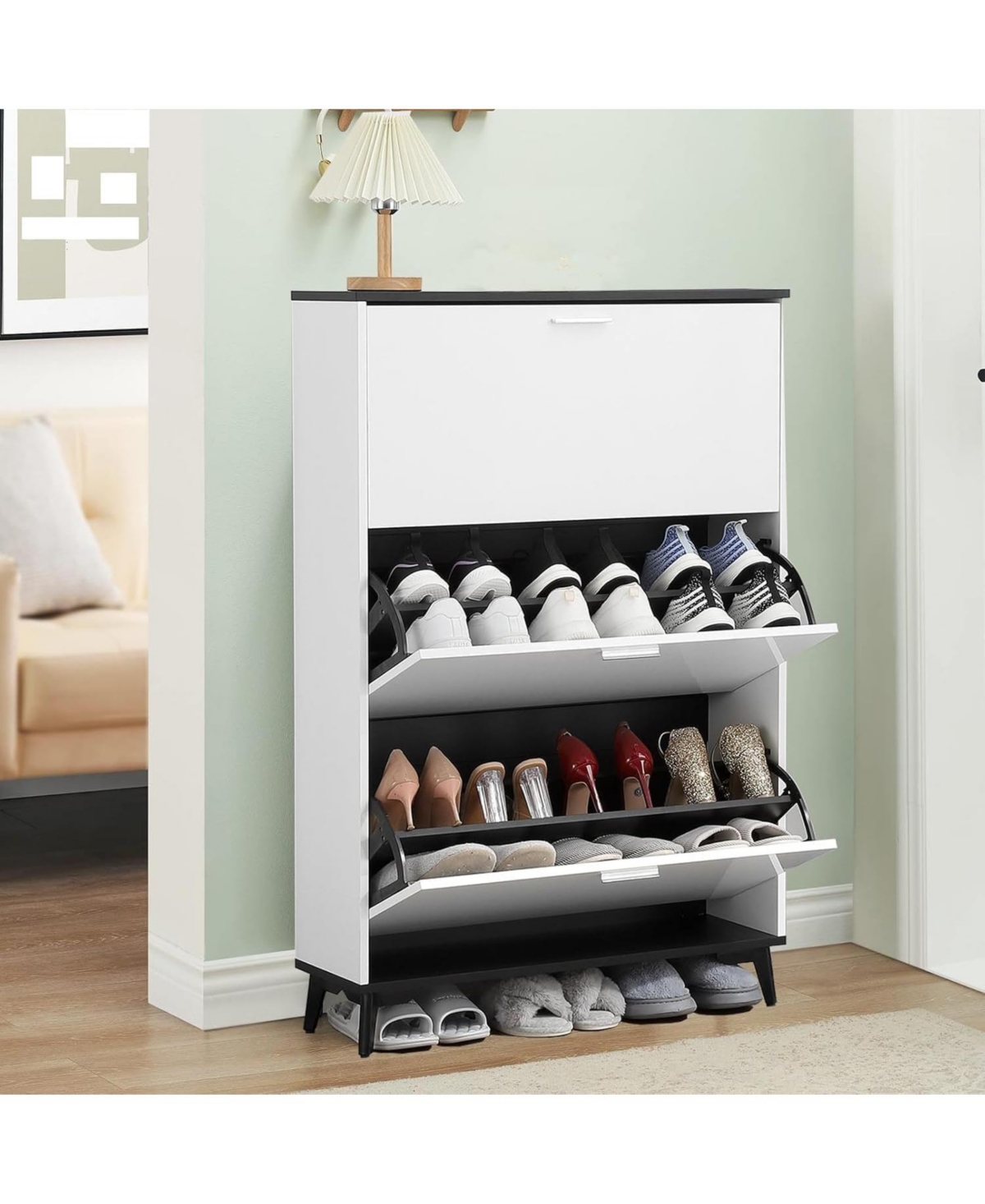 Click here for gaomon Shoe Cabinet with 3 Flip Drawers  Hidden Sh... prices