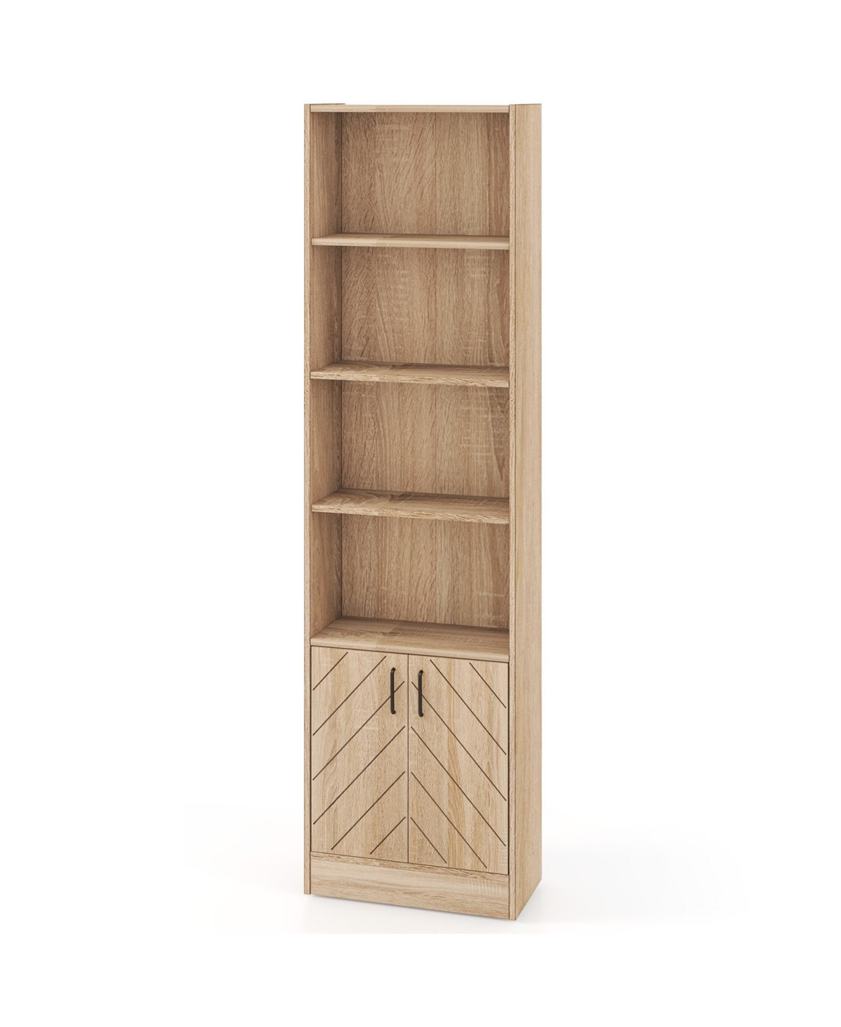 Click here for Slickblue 71 Inch 6-Tier Tall Bookshelf with Doubl... prices