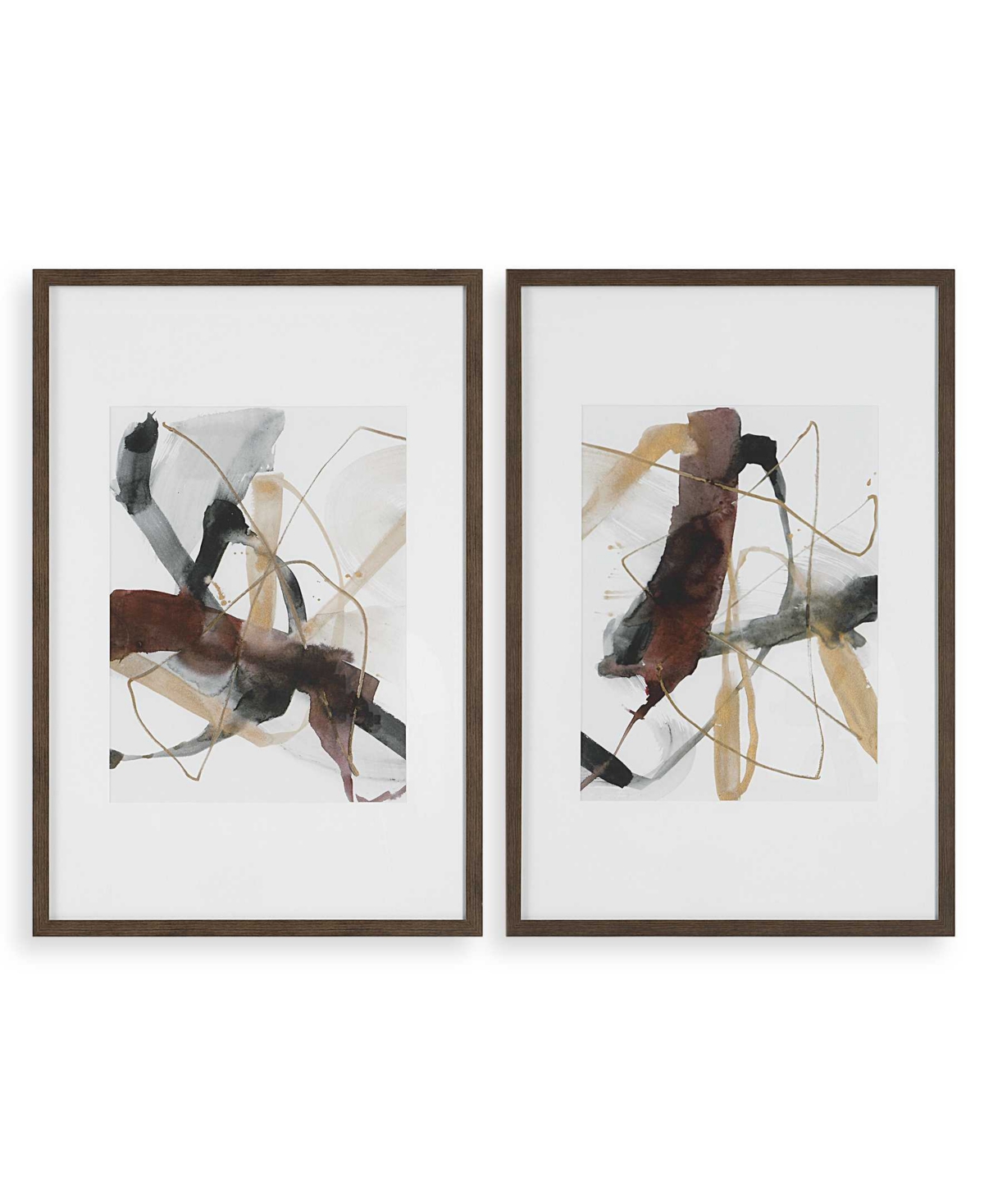 Click here for Uttermost Interjection Abstract Prints  Set of 2 -... prices