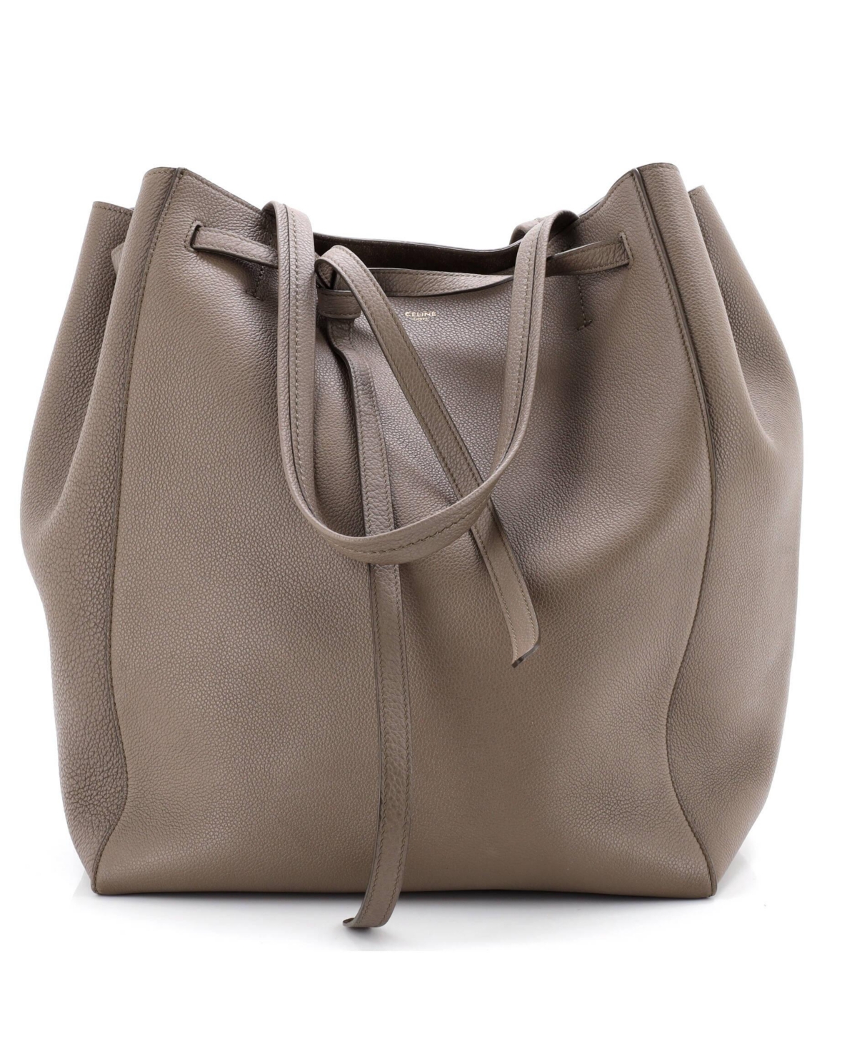 Click here for Pre-Owned Celine Medium Phantom Tie Cabas Tote Lea... prices