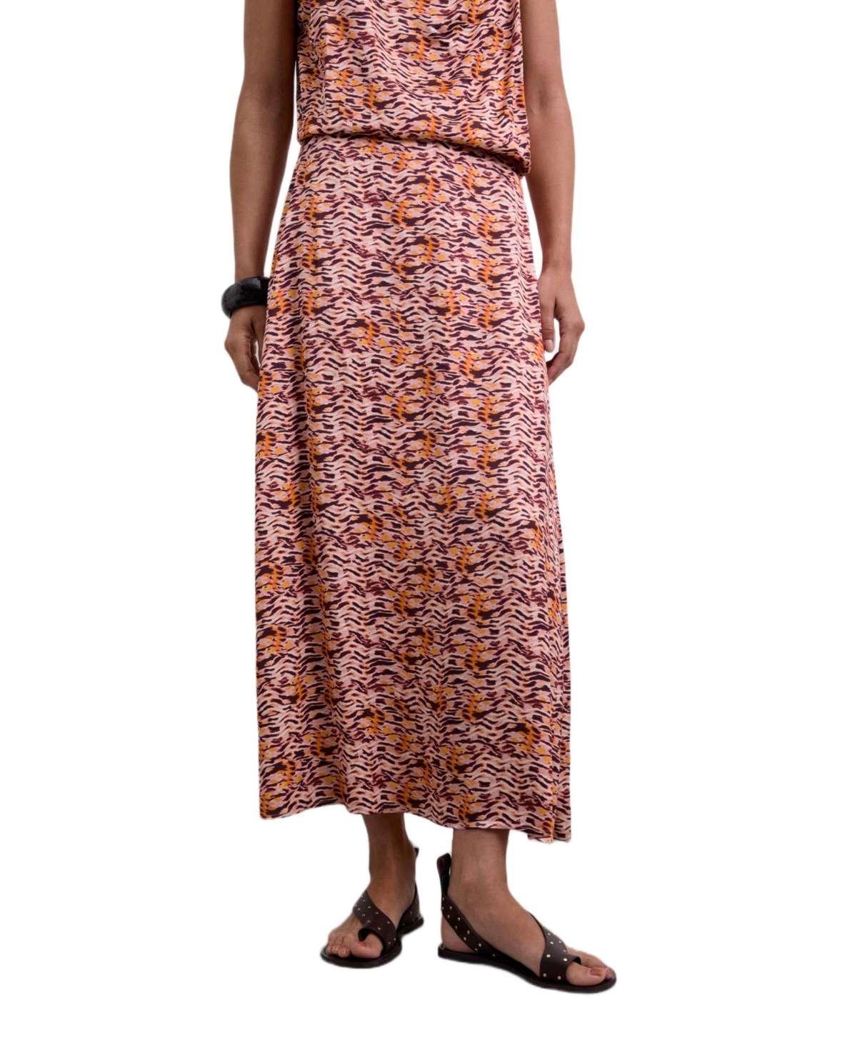 Click here for Scalpers Womens Cordzeb Skirt - Animalprint prices