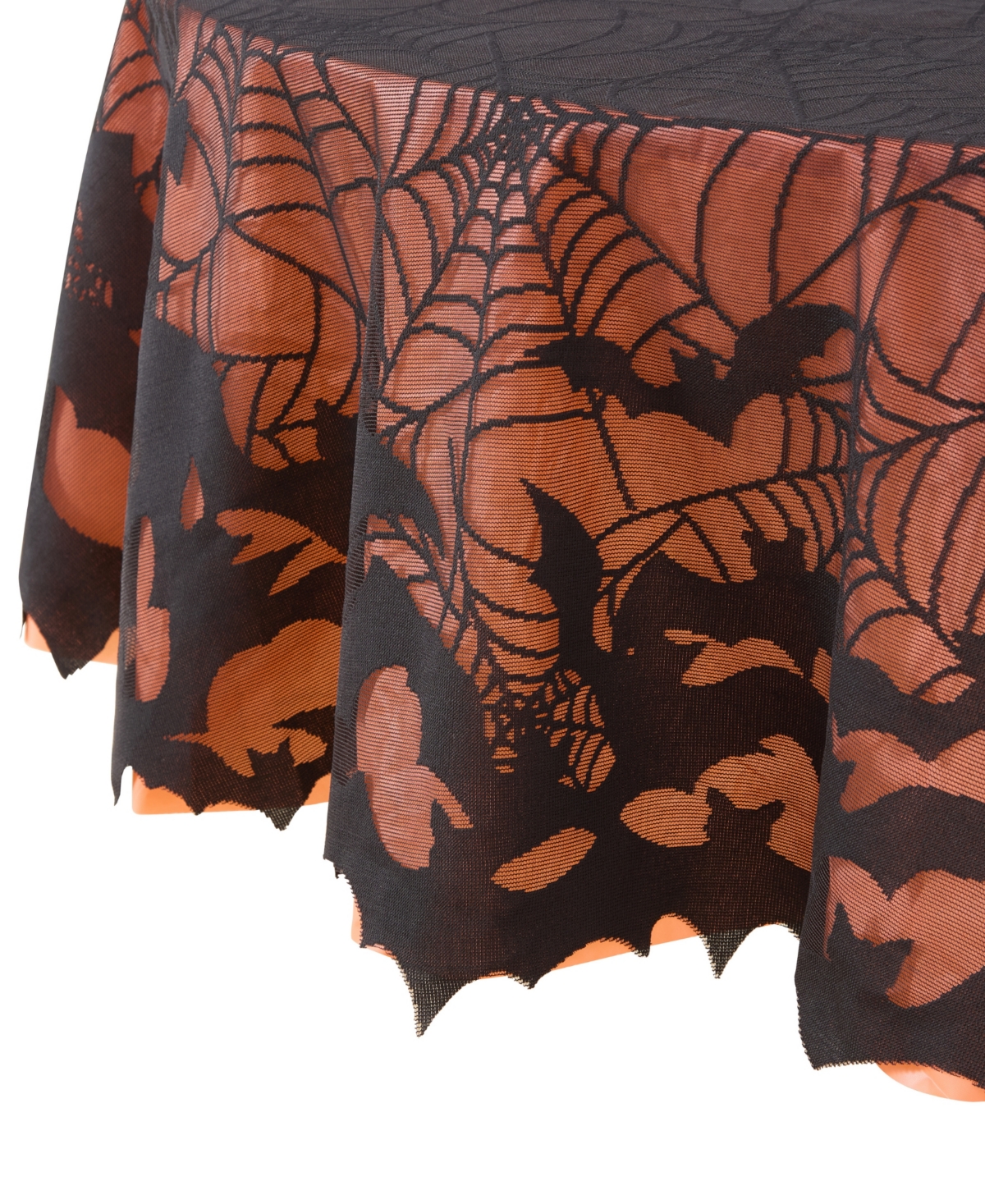 Click here for Elrene Bats Web Lace Halloween Tablecloth  70 Roun... prices