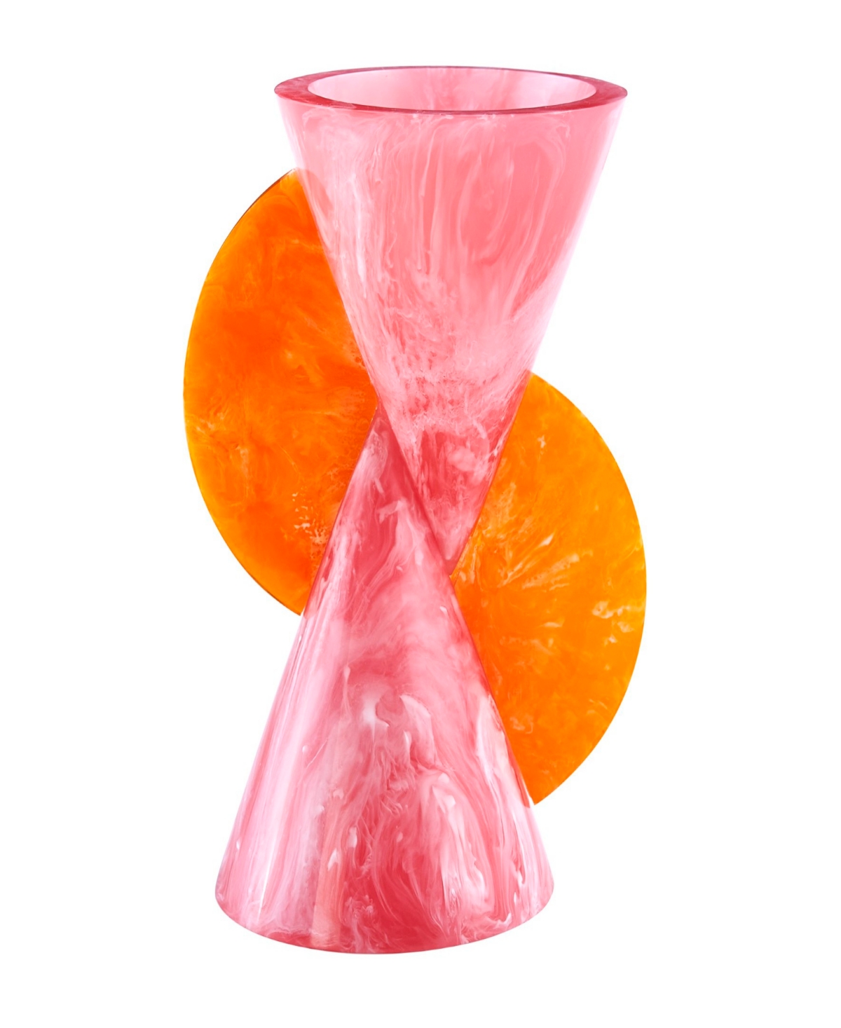 Click here for Jonathan Adler Como 5 Cone Vase - Pink  Orange prices