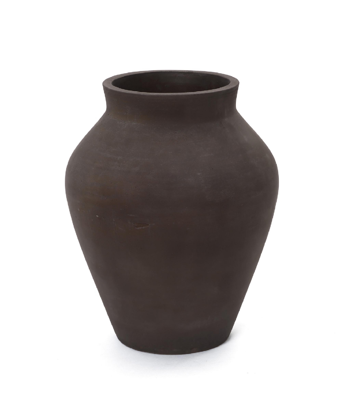 Click here for LuxenHome Rustic Earth Cement Vase  Antique Brown... prices