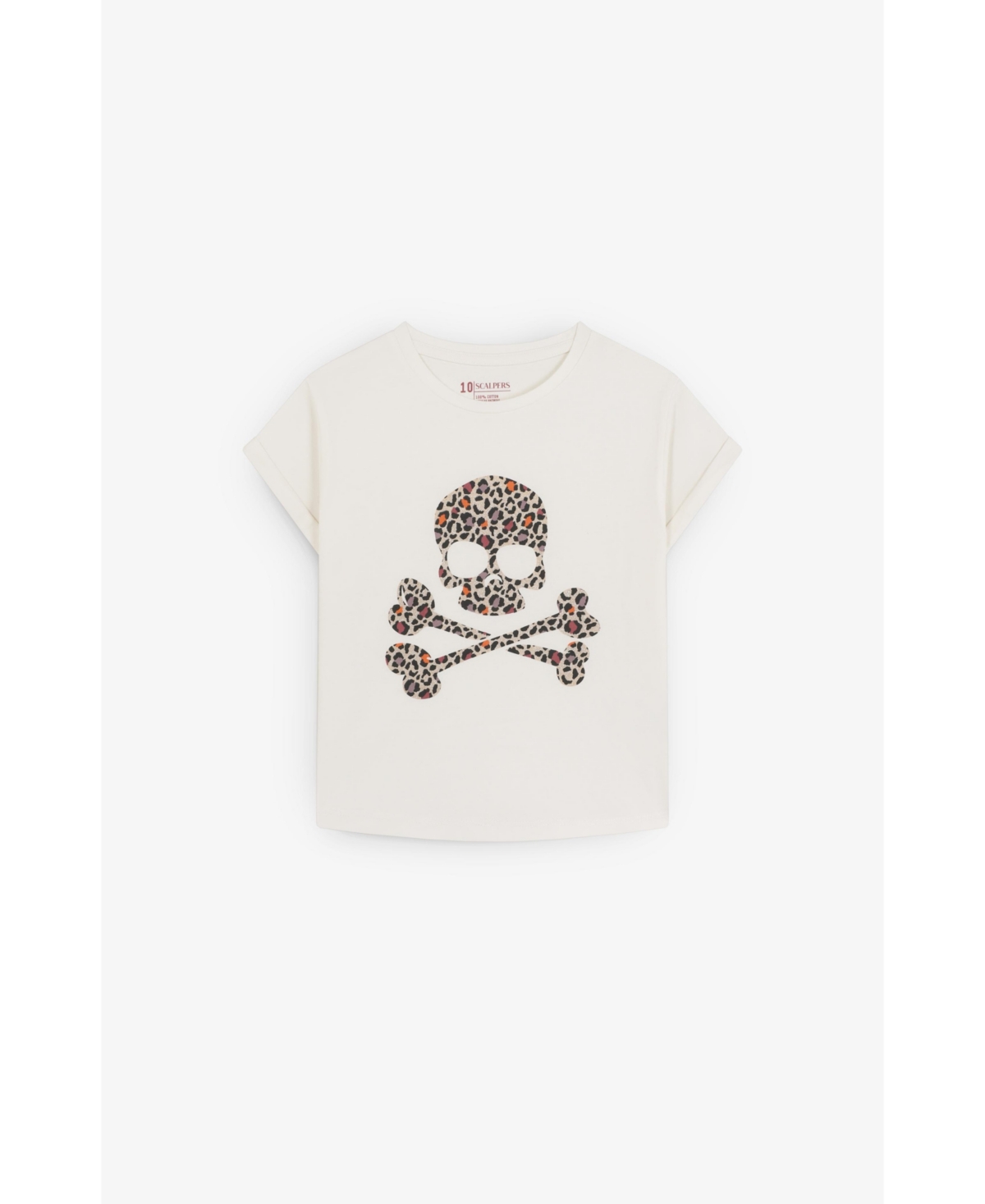 Click here for Scalpers Little Girls Leoskulltee - White prices