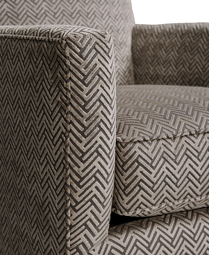 Furniture Brady Fabric Accent Chair - Macy's