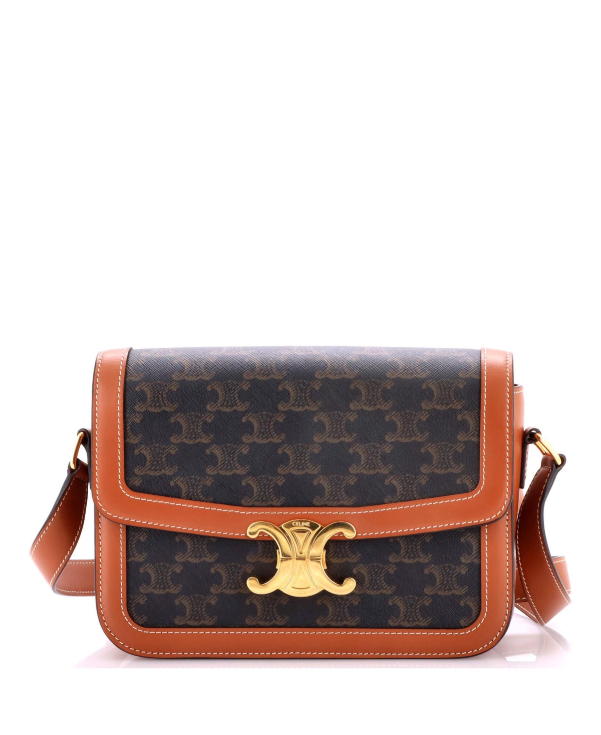 Click here for Pre-Owned Celine Medium Triomphe Shoulder Bag Trio... prices