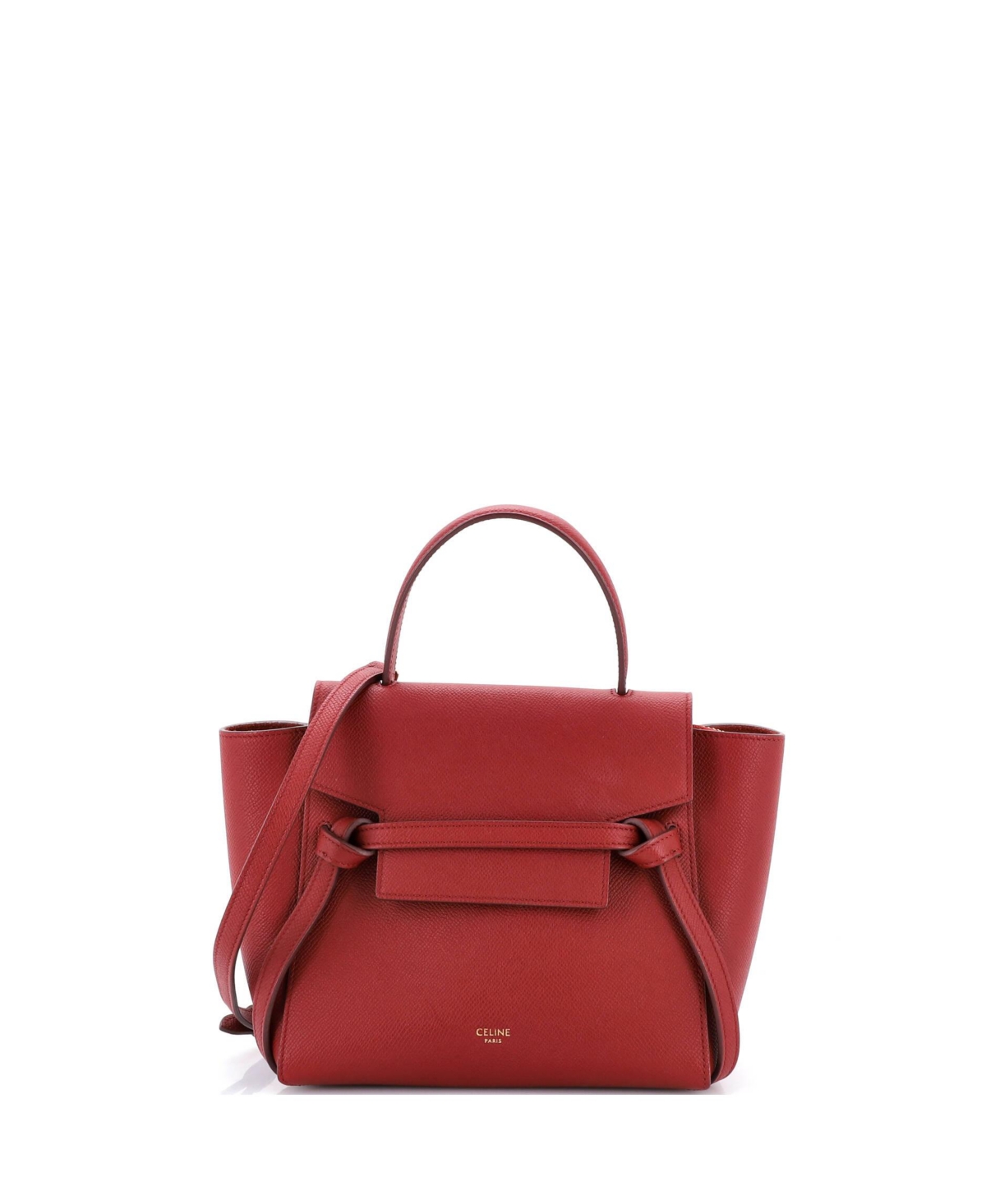 Click here for Pre-Owned Celine Nano Belt Bag Textured Leather -... prices