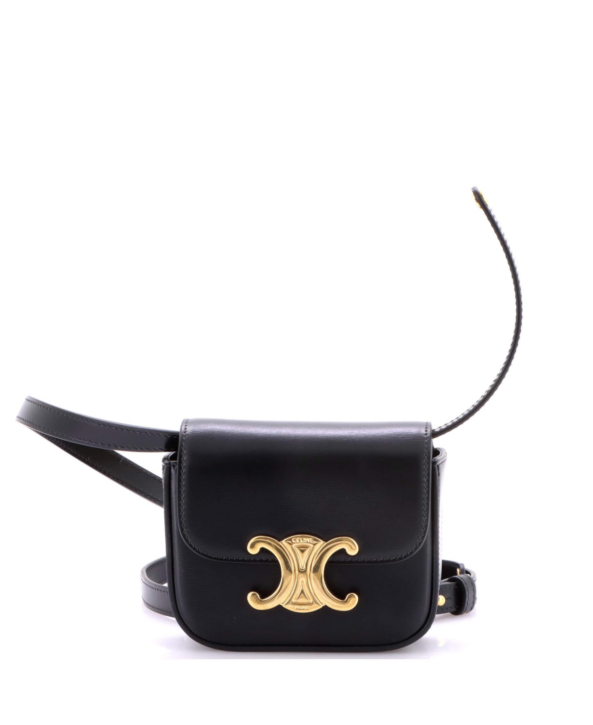 Click here for Pre-Owned Celine Mini Claude Shoulder Bag Triomphe... prices