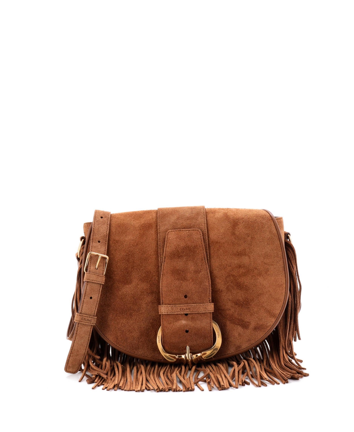 Click here for Pre-Owned Celine Medium Camarat Fringe Crossbody B... prices