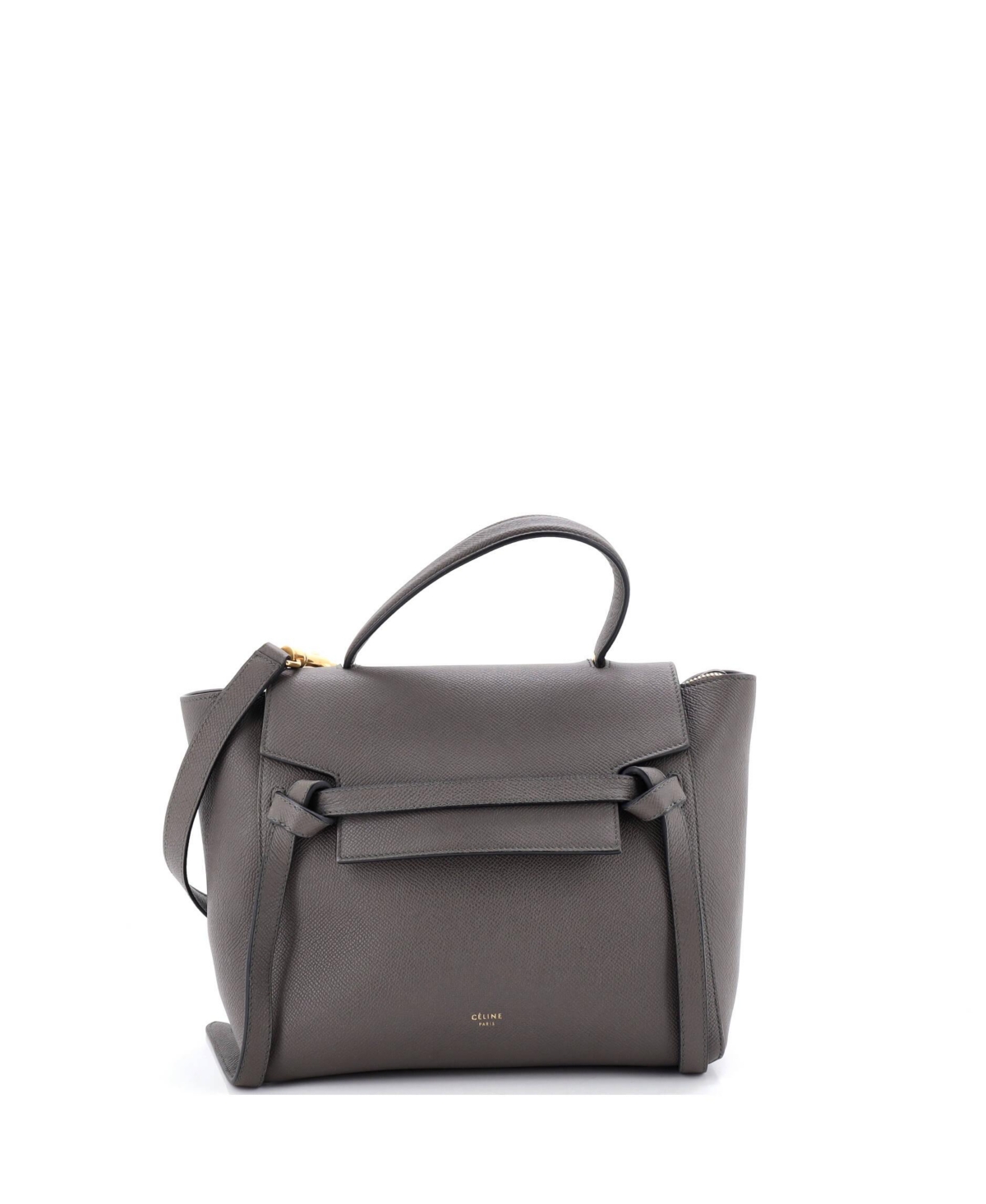 Click here for Pre-Owned Celine Micro Belt Bag Textured Leather -... prices