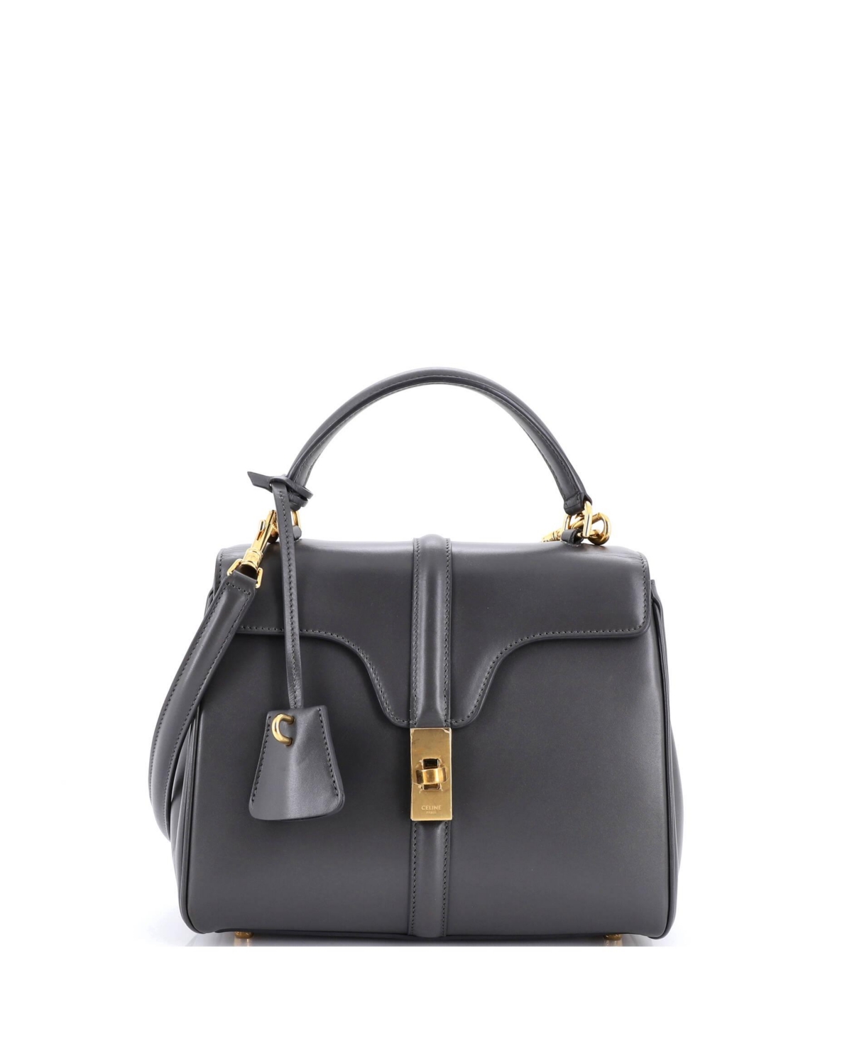 Click here for Pre-Owned Celine Small 16 Top Handle Bag Smooth Ca... prices