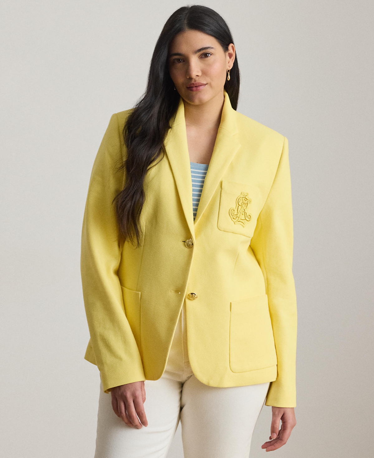 Click here for Lauren Ralph Lauren Plus Size Bullion Jacquard Bla... prices