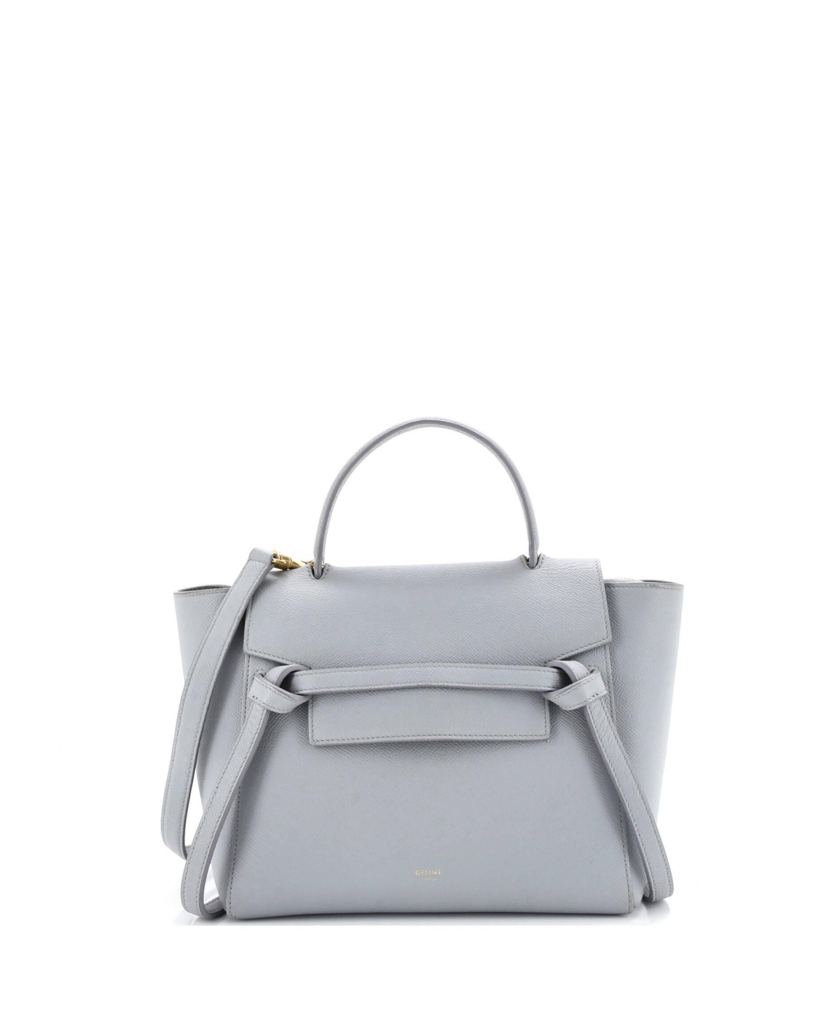 Click here for Pre-Owned Celine Micro Belt Bag Textured Leather -... prices