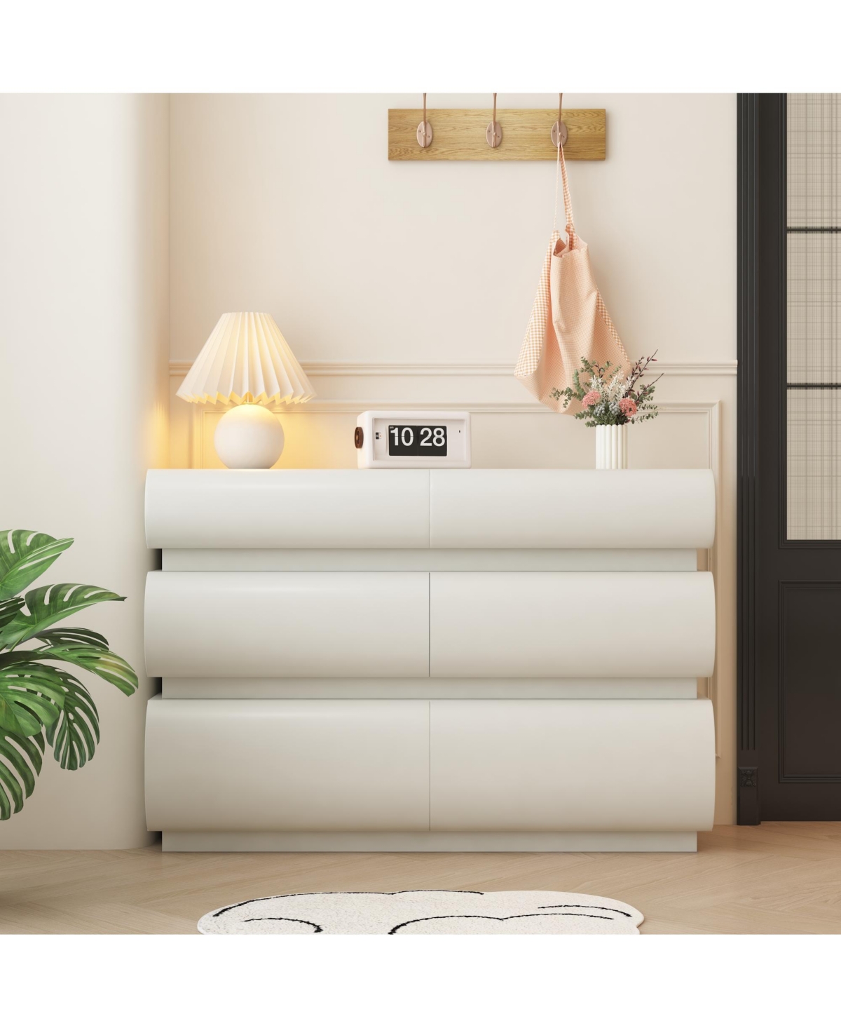 Click here for flynama Traditional 5 Drawer Dresser Finish Sturdy... prices