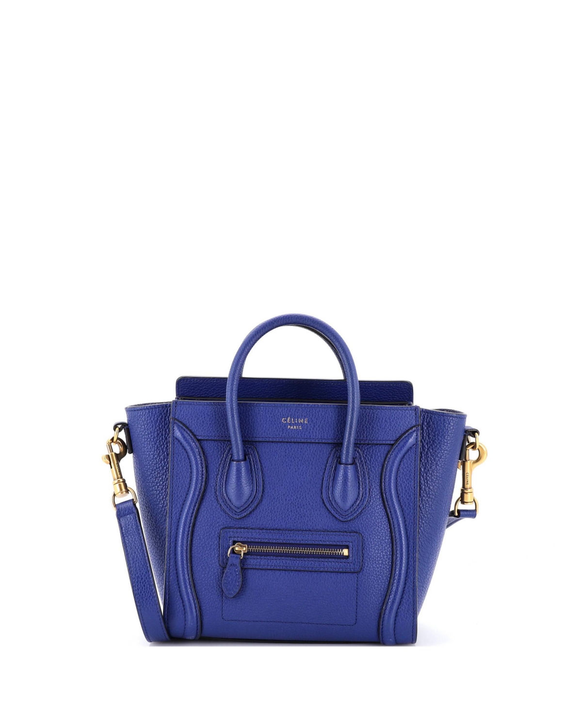 Click here for Pre-Owned Celine Nano Luggage Bag Grainy Leather -... prices