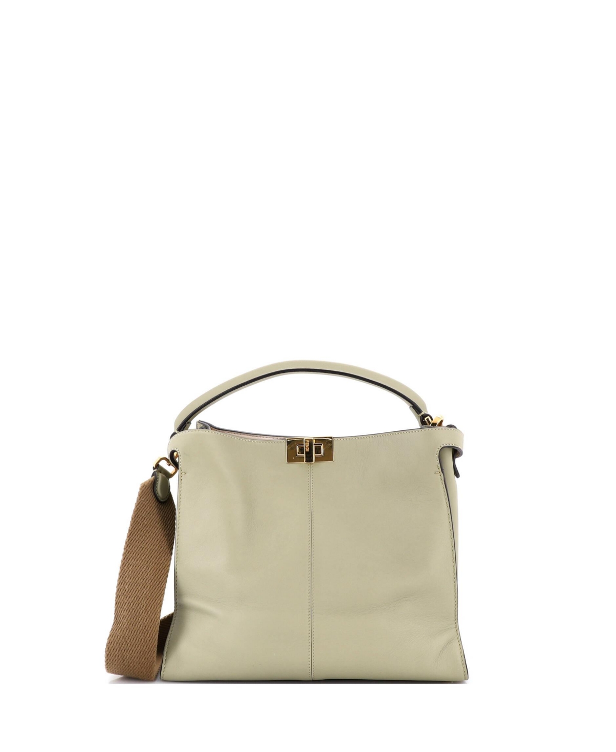 Click here for Pre-Owned Fendi Small Peekaboo X-Lite Bag Leather... prices