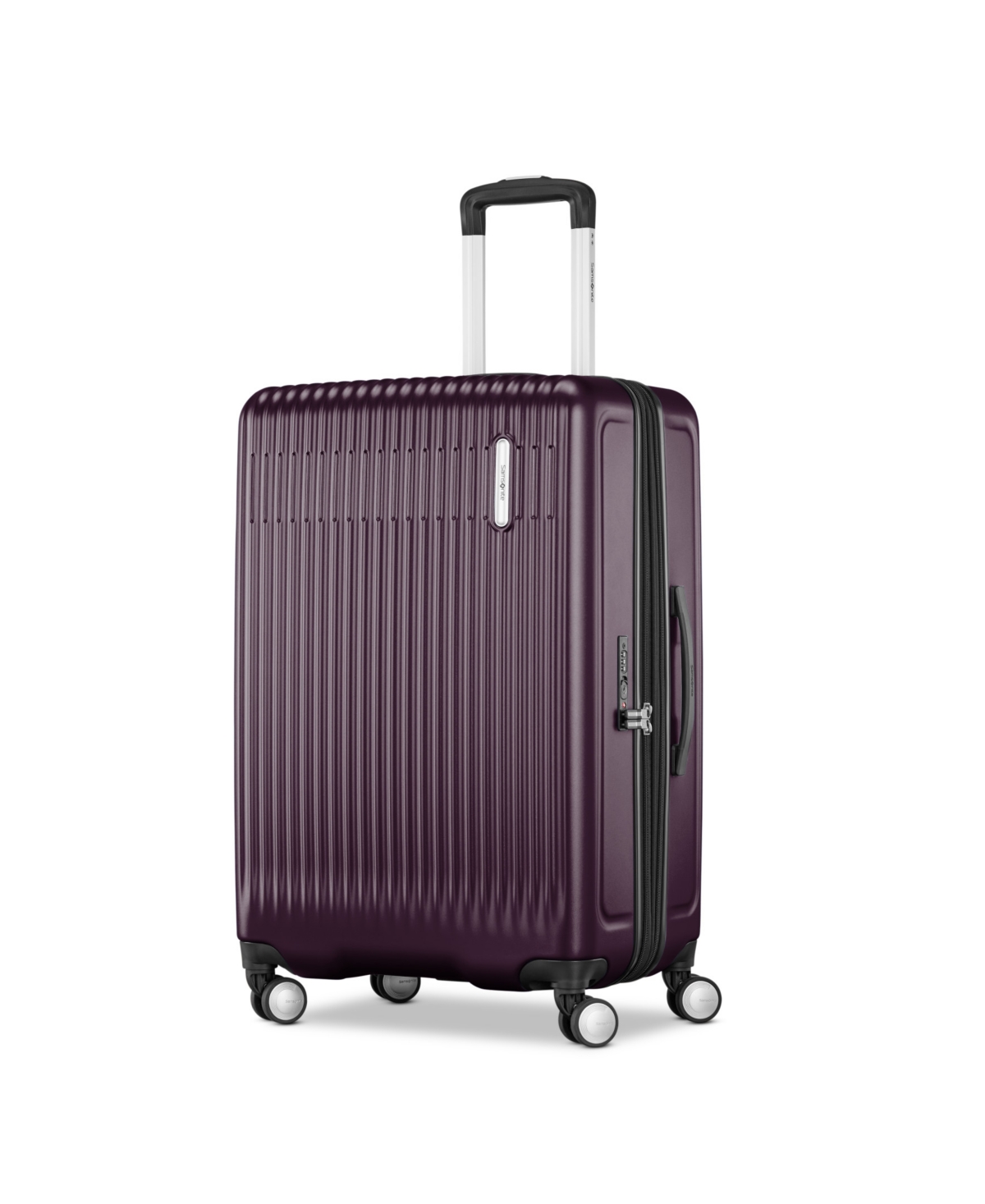 Click here for Samsonite Opto 4 Medium Spinner - Plum  Blossom prices