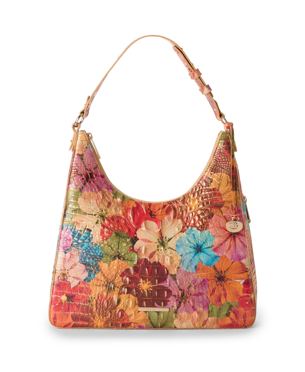 Click here for Brahmin Tabitha Melbourne Leather Shoulder - Flori... prices