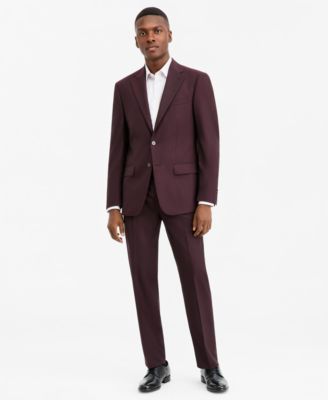 Click here for Calvin Klein Mens Slim Fit Wool Blend Suit Separat... prices