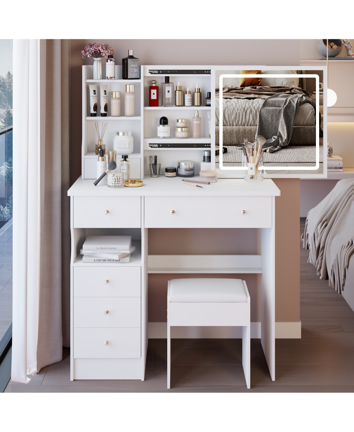 Click here for Flynama Contemporary 37Medium Tri Color Vanity Tab... prices