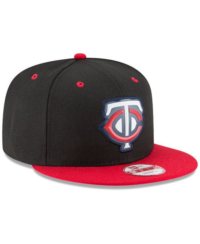 New Era Minnesota Twins Beveled Rubber Logo 9FIFTY Snapback Cap - Macy's