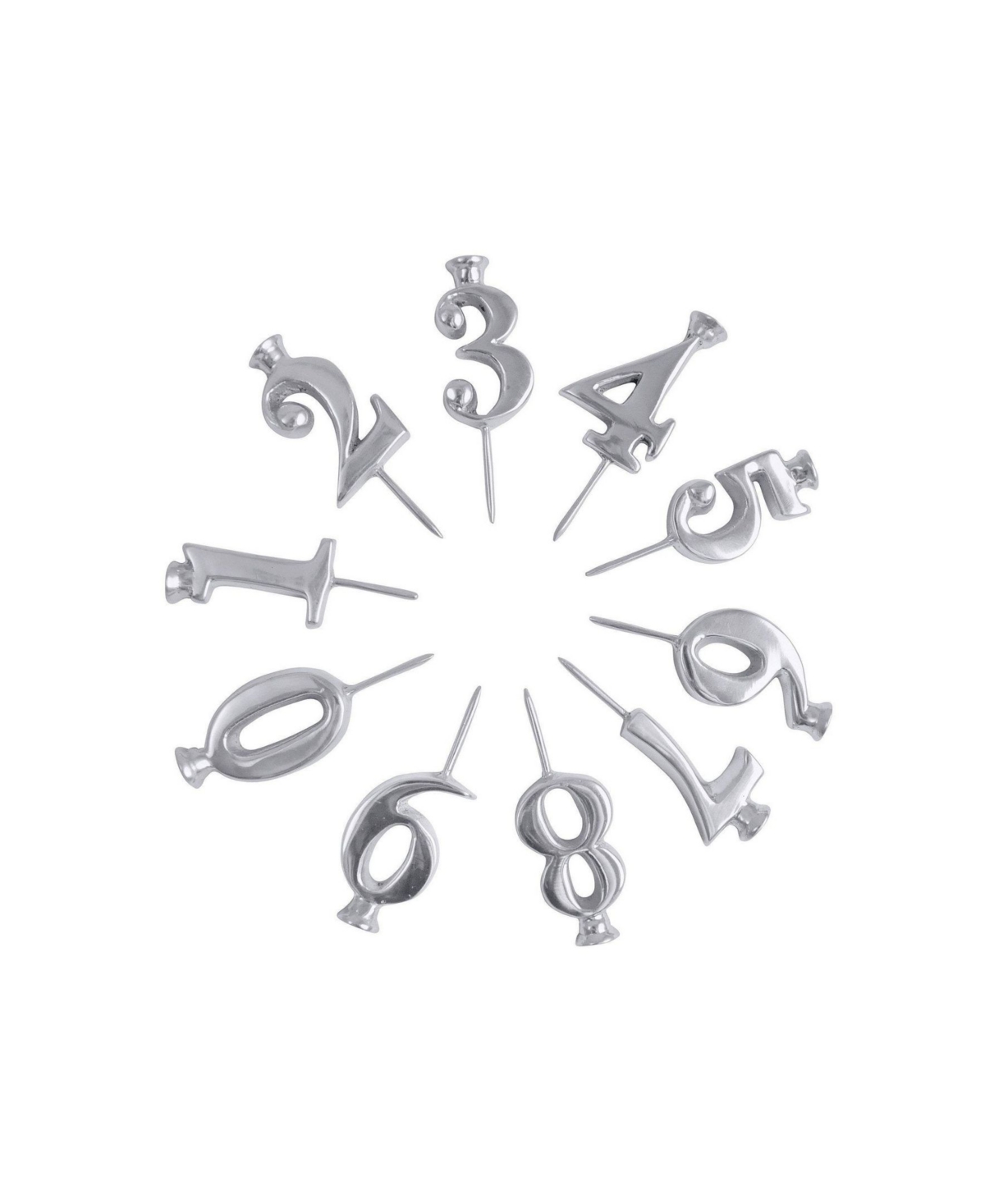 Click here for Mariposa Aluminum 10-Pc. Number Candle Holder Set... prices