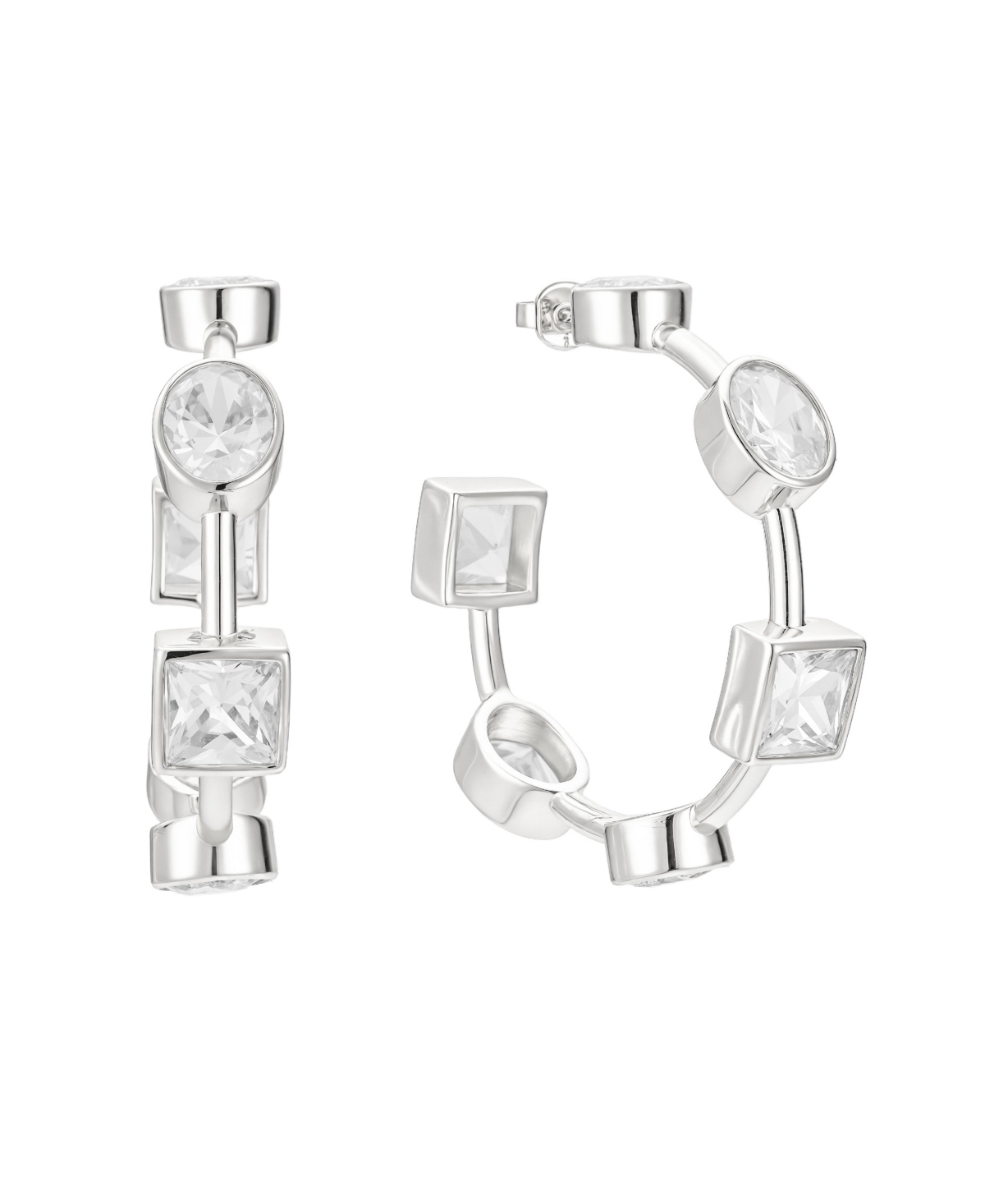 Click here for Untamed Petals Ravenna Hoop - Silver prices