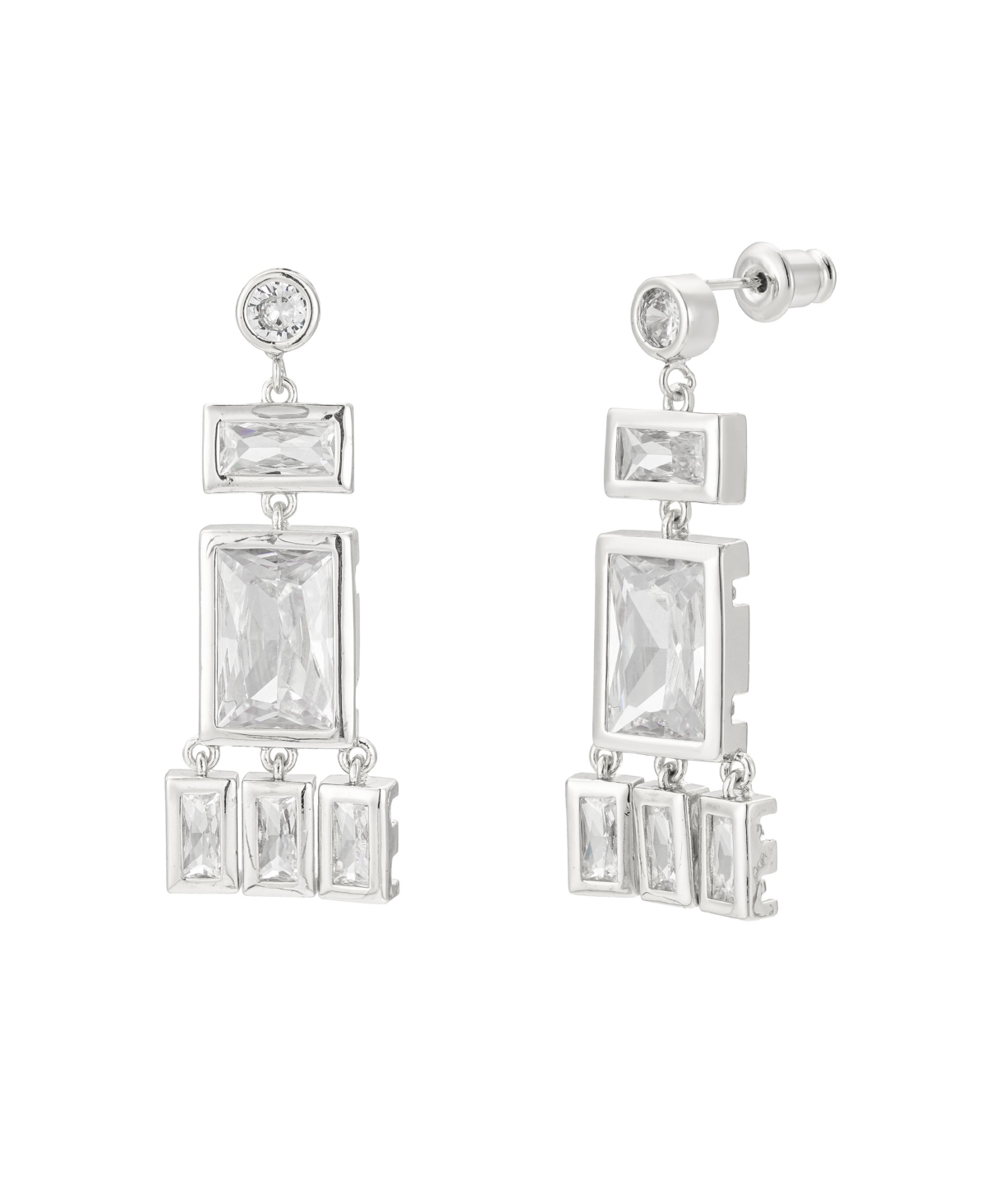 Click here for Untamed Petals Gatsby Drop Earrings - Silver prices