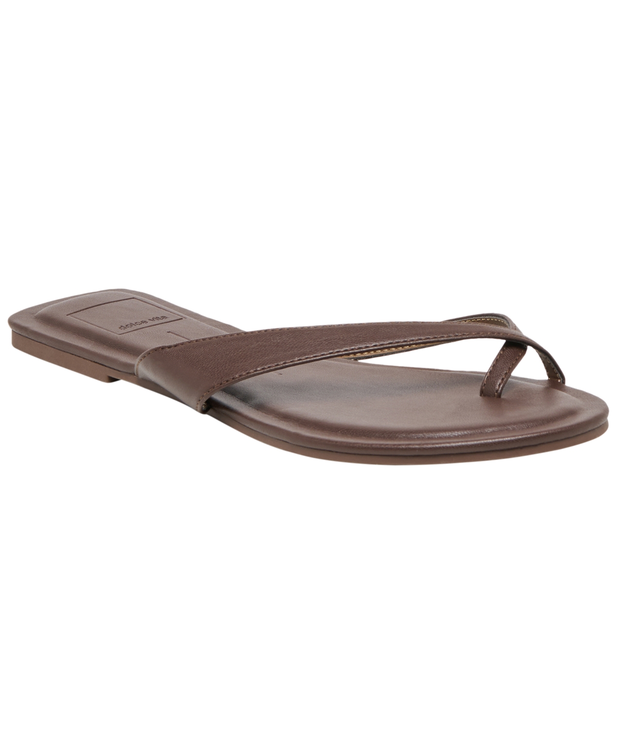 Click here for Dolce Vita Womens Lenex Thong Flat Sandals - Dark... prices